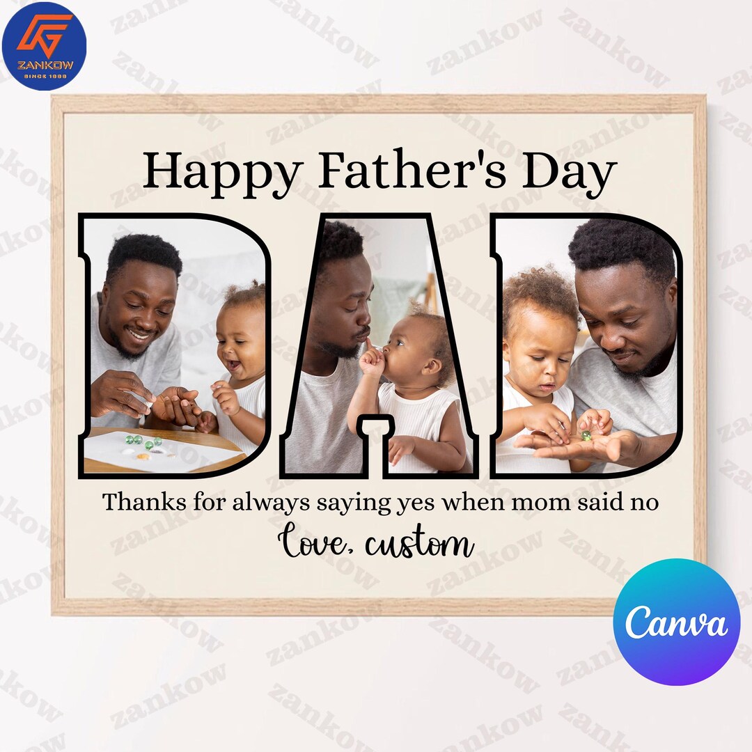 Canva Father’s Day Png, DAD Thanks for Always Saying YES Png ...