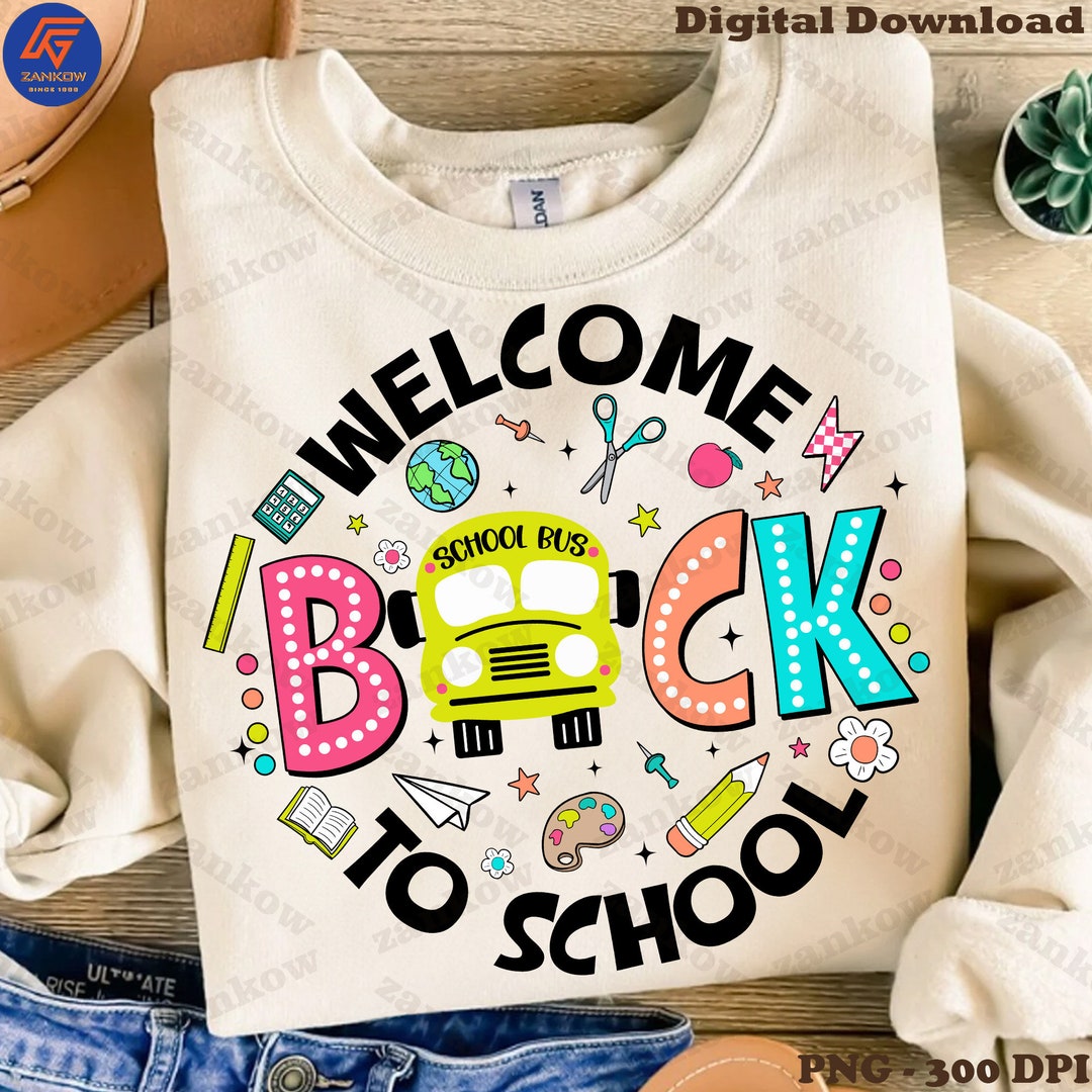Welcome Back to School Teacher Png, Back to School Design, Teacher ...