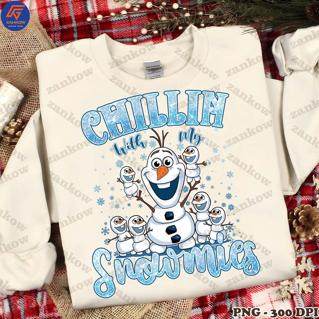Chillin With My Snowmies Png, Cozy Winter Png, Retro Snowman Png ...
