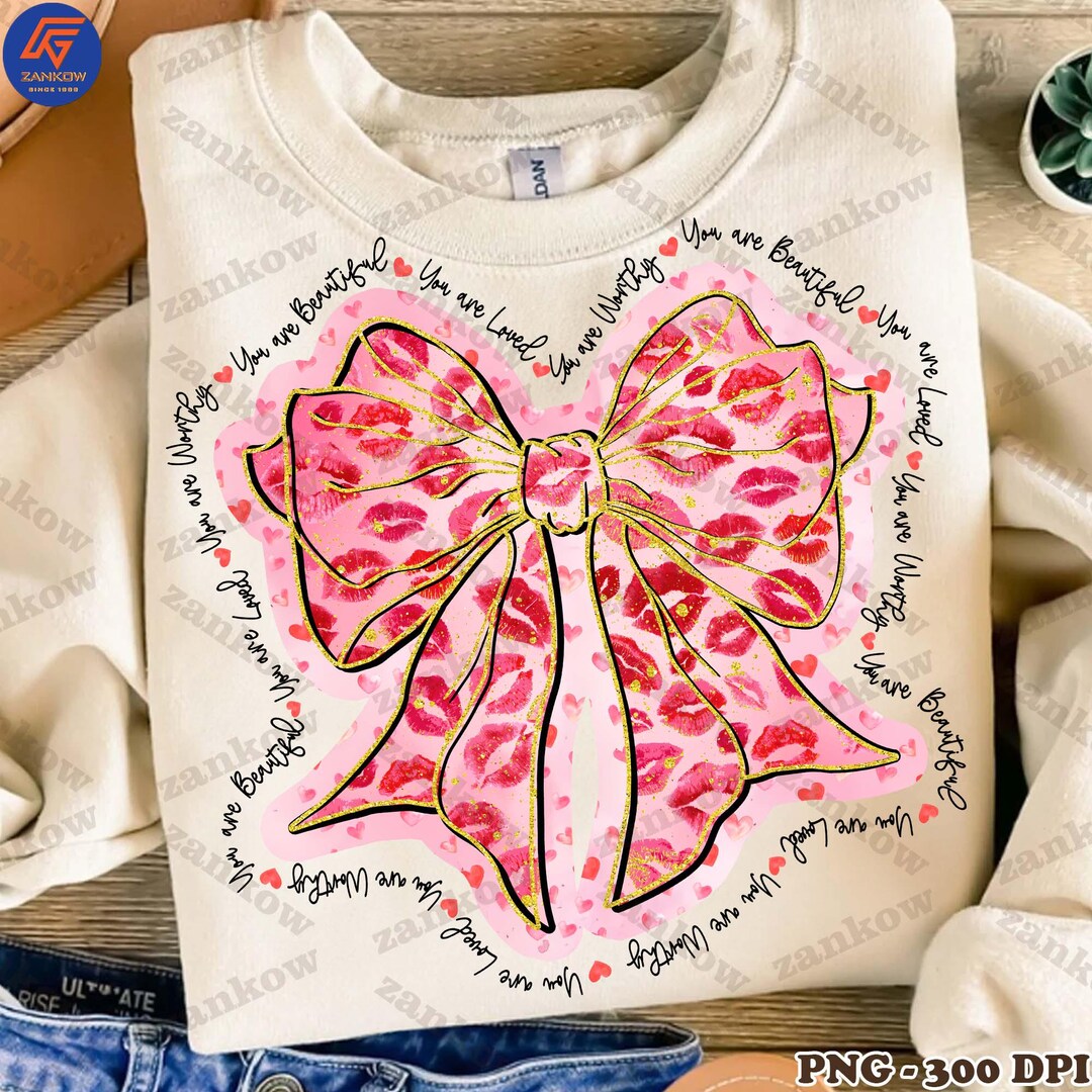 Pink Valentine Coquette Heart Png, Brushstroke Valentine Png, Valentine ...