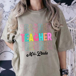 Custom Teacher Name Png Sublimation, Back to School Png, Teacher Life ...