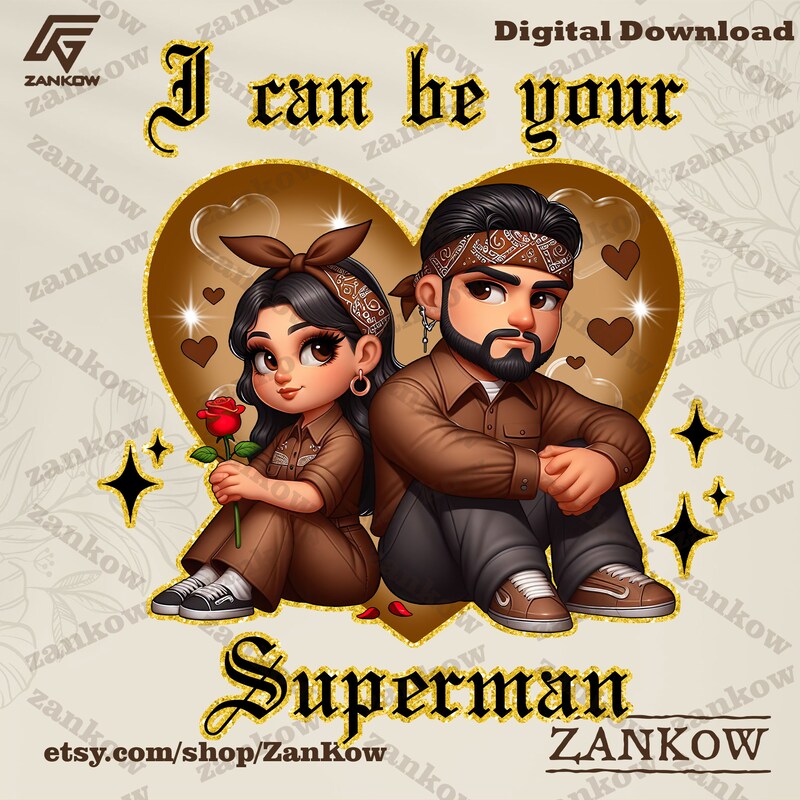 Chicano Couple Art Etsy