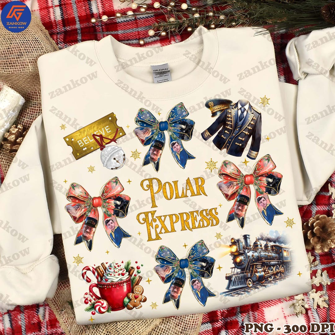Christmas Movie Png, Christmas Blue Express Train Png, Christmas 90's ...