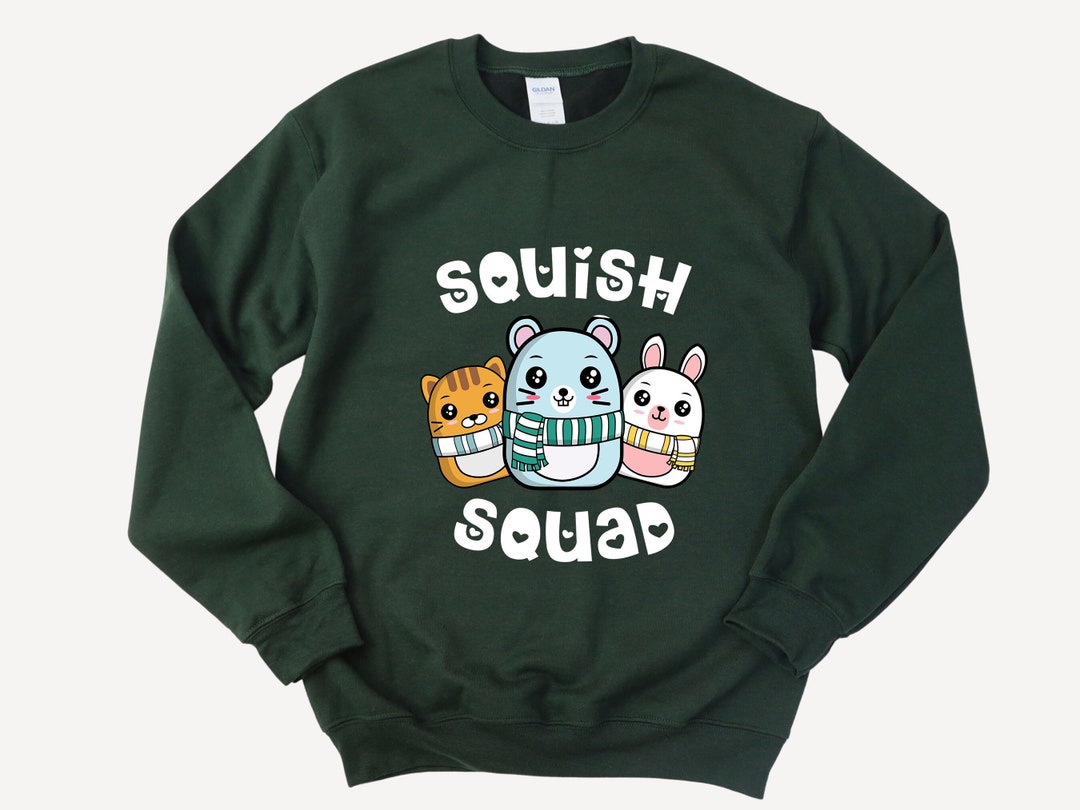 Squish Squad Party Sweatshirt, Squishmallow Birthday Gift, Squish Squad ...