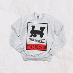 Monopoly Shirt, Board Game Shirt, Dungeon Master Sweatshirt, Monopoly ...