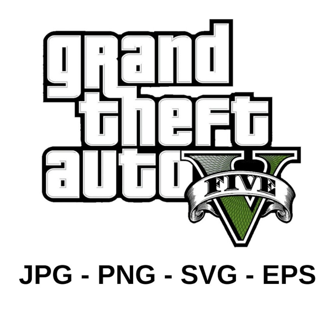 Grand Theft Auto V Instant Download Digital File SVG PNG Transparent ...