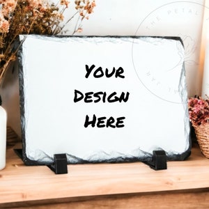 Rectangular Photo Slate Mock-up Digital Download Sublimation Blank ...