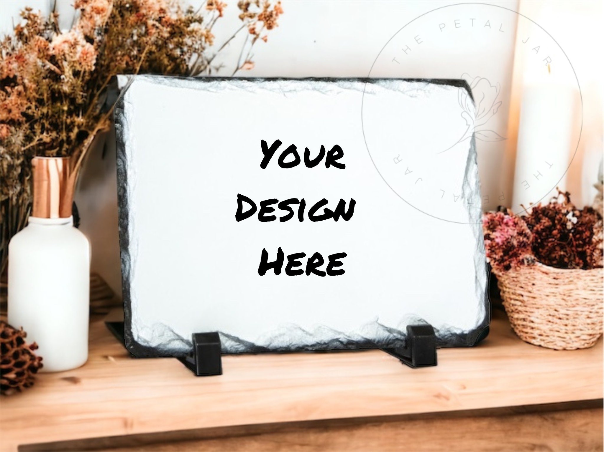 Rectangular Photo Slate Mock-up Digital Download Sublimation Blank ...