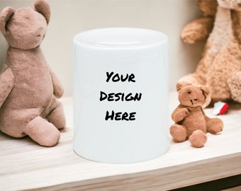 Easter Money Box Mockup Piggy Bank Mock up Styled Stock Photography ...