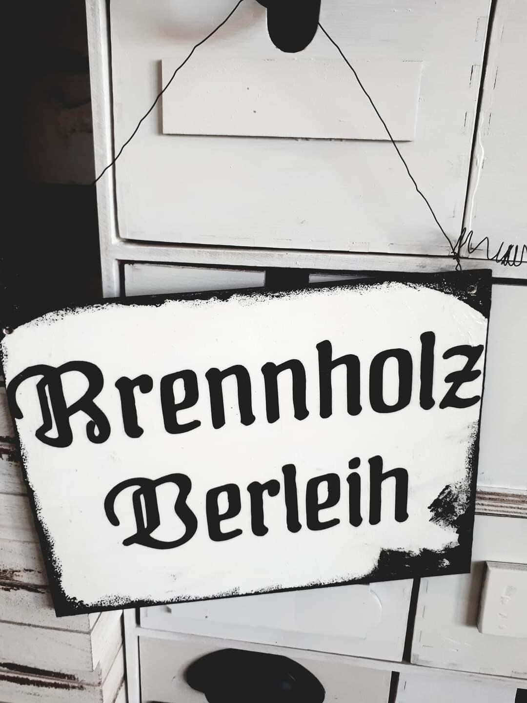 Firewood Rental / Shabby Fake Enamel Sign Wooden Sign - Etsy