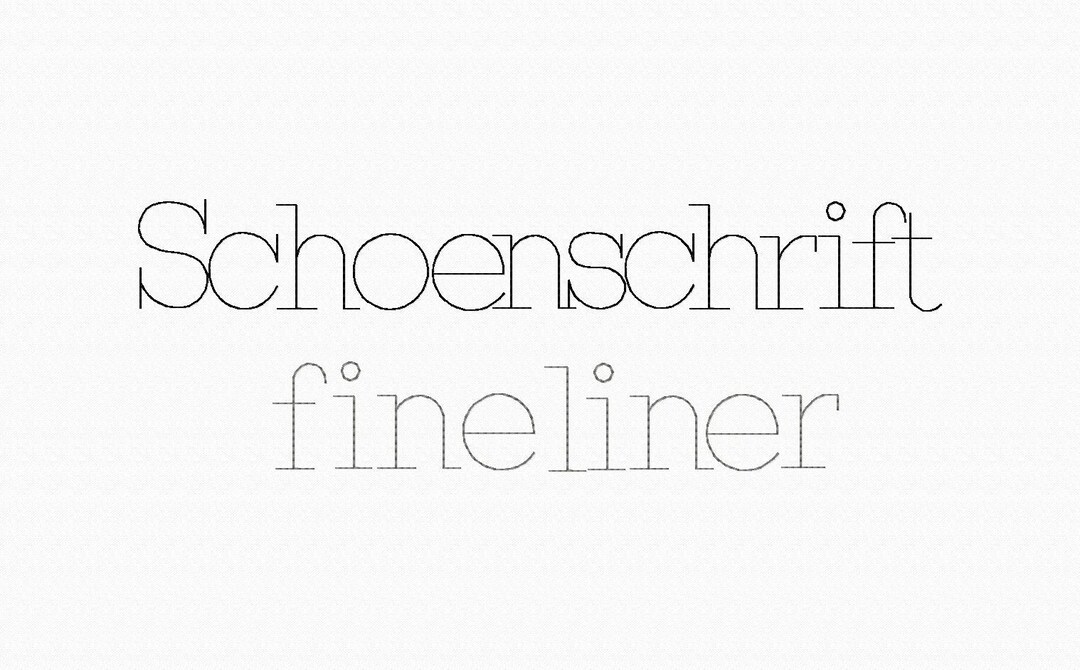 Calligraphy 32 Fineliner Alphabet Font Embroidery File - Etsy