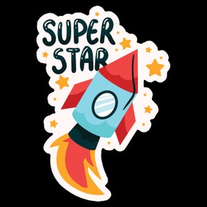 Kids Stickers Printable Motivational Messages for School - Etsy