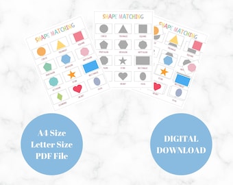 Shape Tracing Worksheet, Geometric Shapes Activity, Learning Binder ...