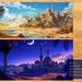 Arabian Desert Journey Digital Backgrounds | 26 Digital Papers for ...