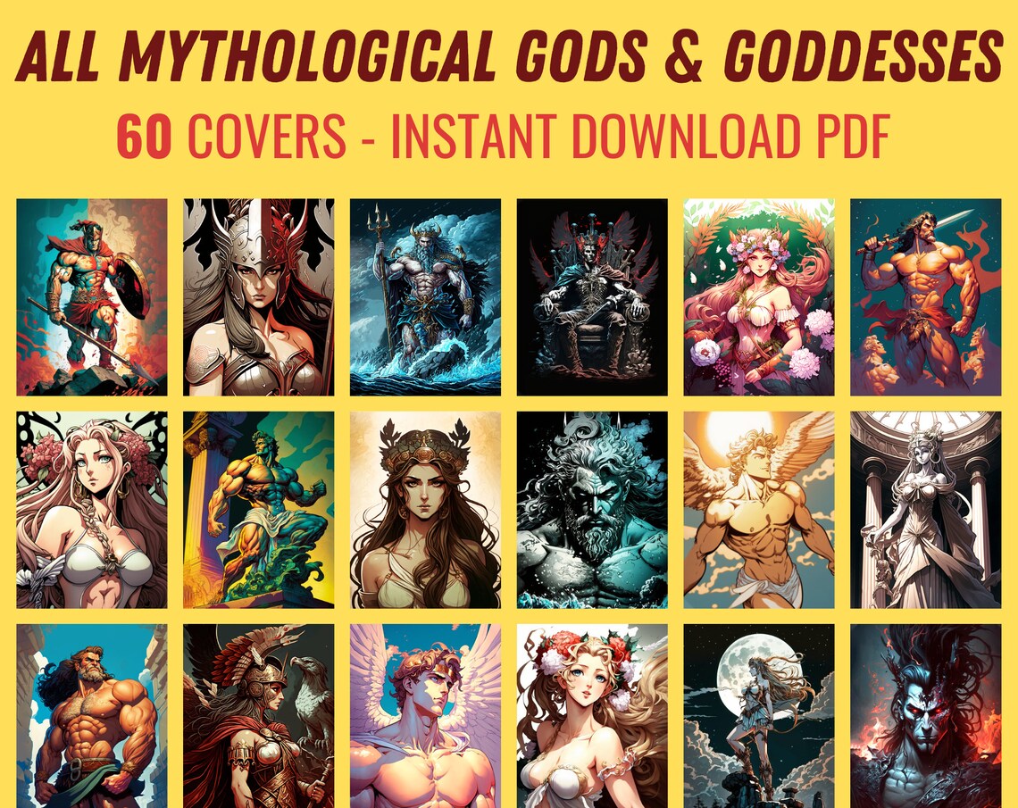 150 Mythological Coloring Pages Greek Mythology Bundle - Etsy