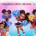 Black Girls Cheerleader Clipart: Afro Kids PNG Bundle (34 Files) - Etsy