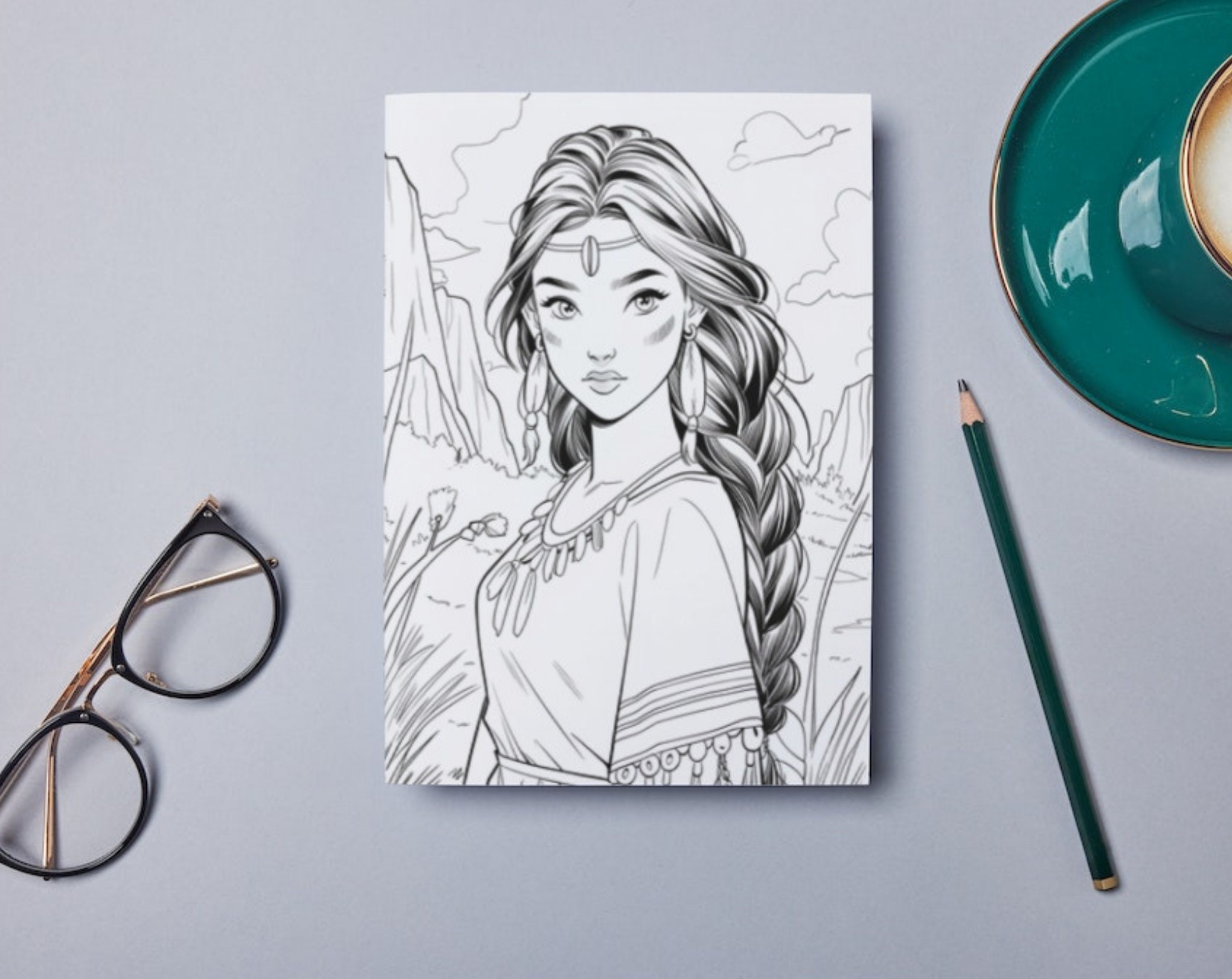 Native American Girls Coloring Pages 54 Beautiful American Native ...