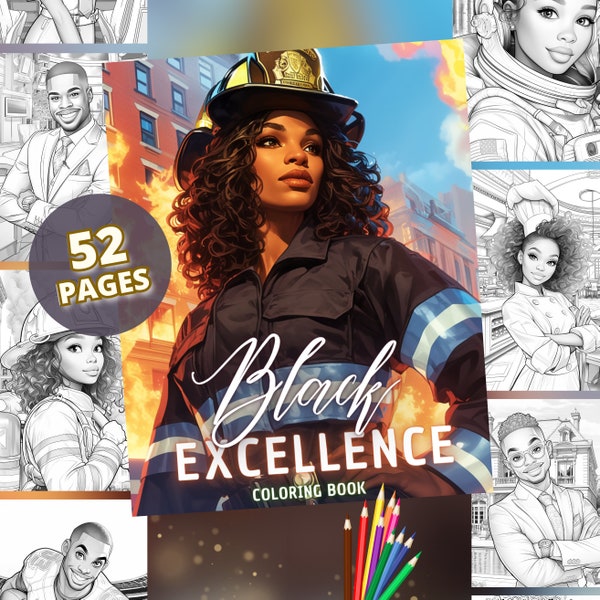 Career Coloring Book - Etsy