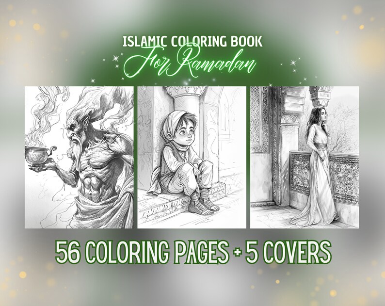Islam Coloring Pages for Ramadan Dive Into History, Culture and Beauty ...