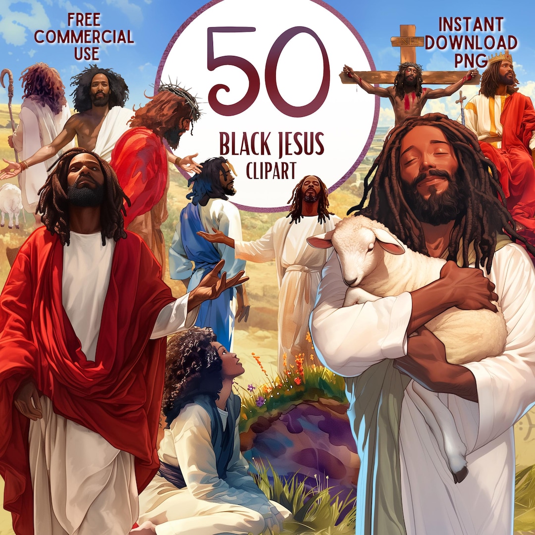 Black Jesus Clip Art