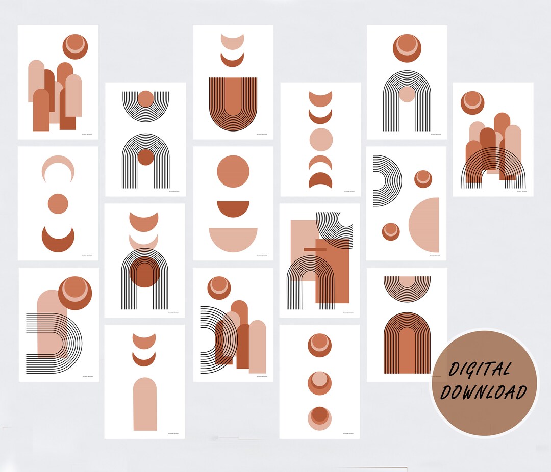 Boho Poster Set Boho Wall Art Wall Decor Boho Boho Poster - Etsy