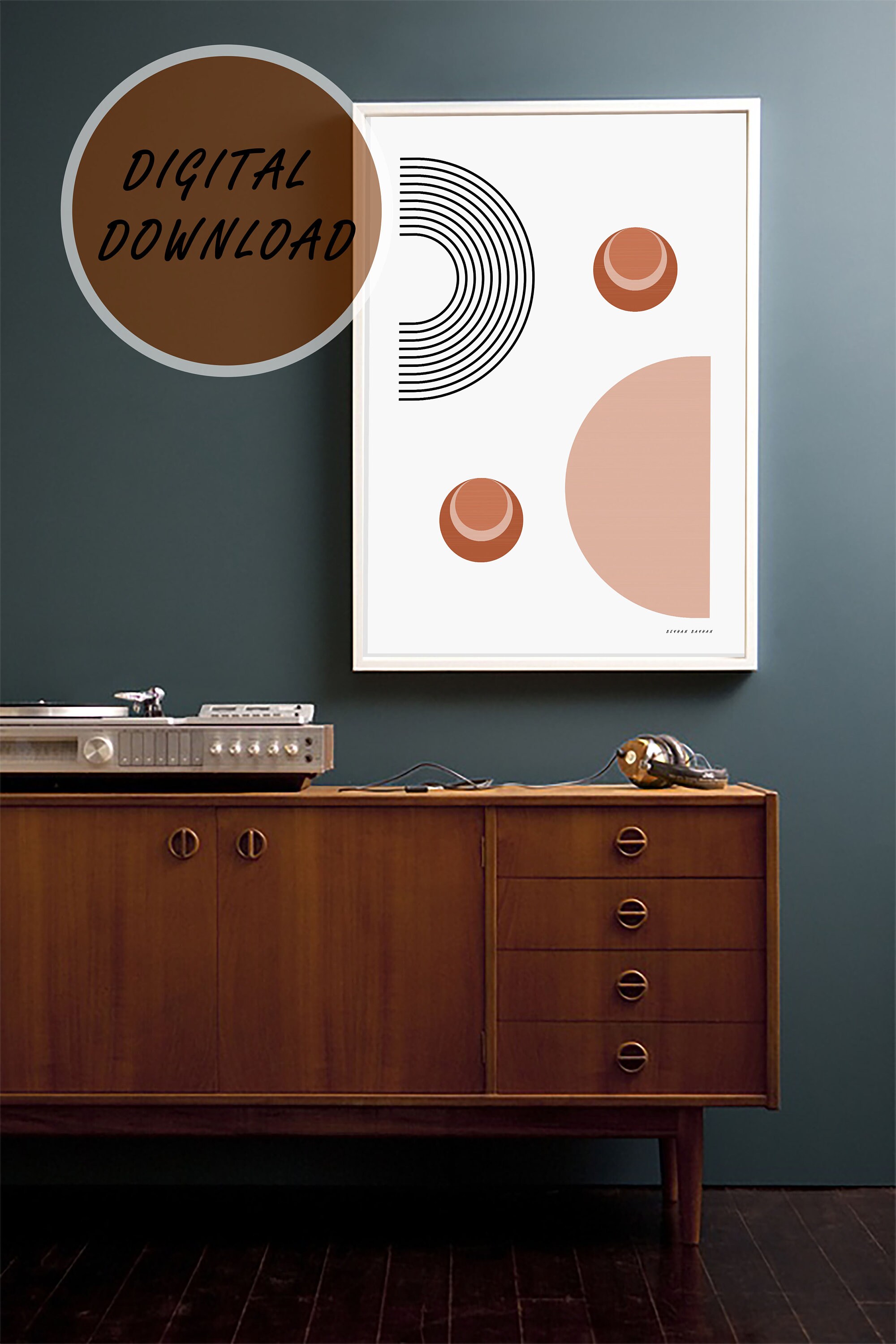 Boho Poster Set, Boho Wall Art, Wall Decor Boho, Boho Poster, Moon, Sun ...