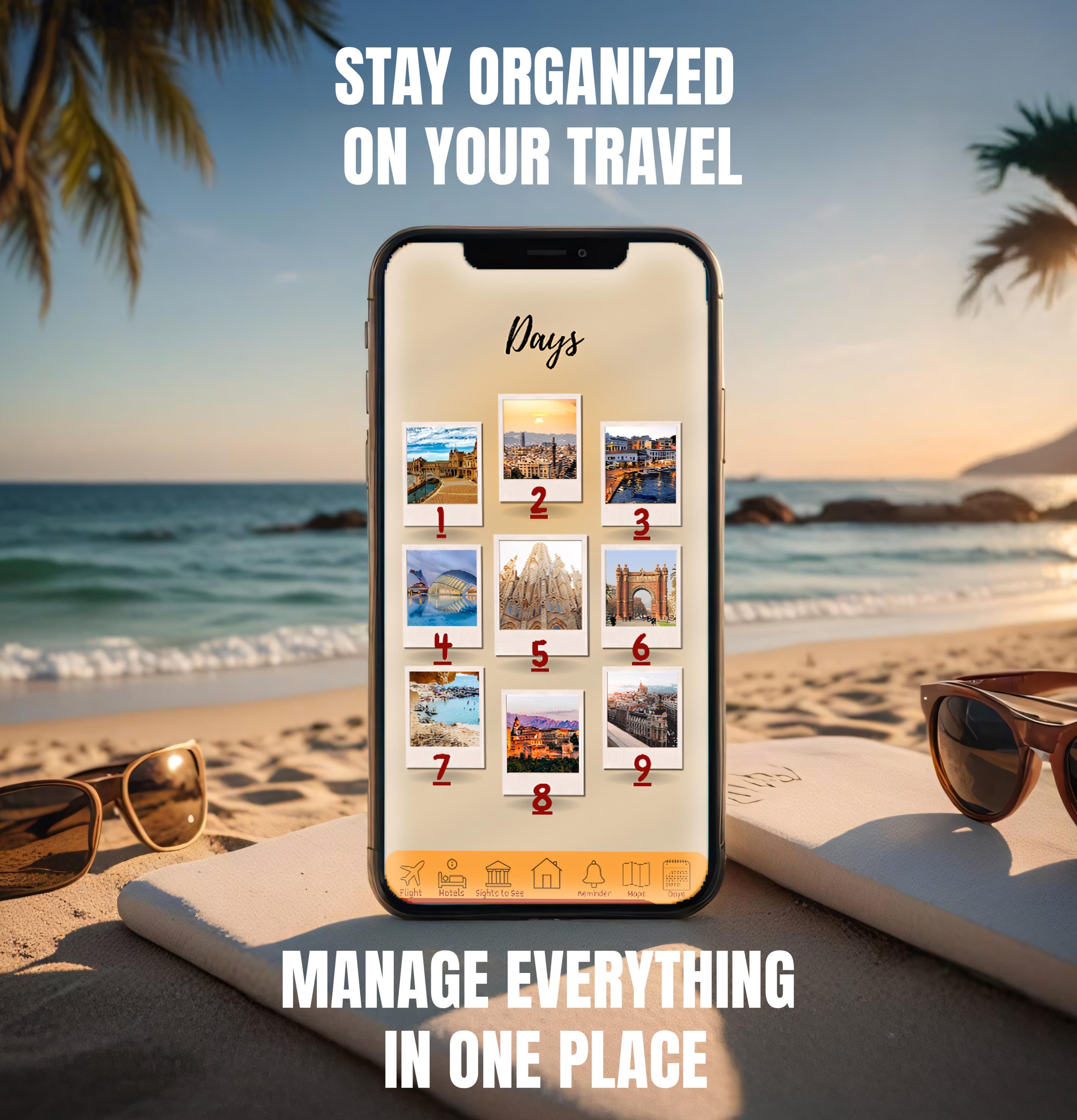 Customizable Travel Itinerary Template Effortlessly Plan Your Vacation ...