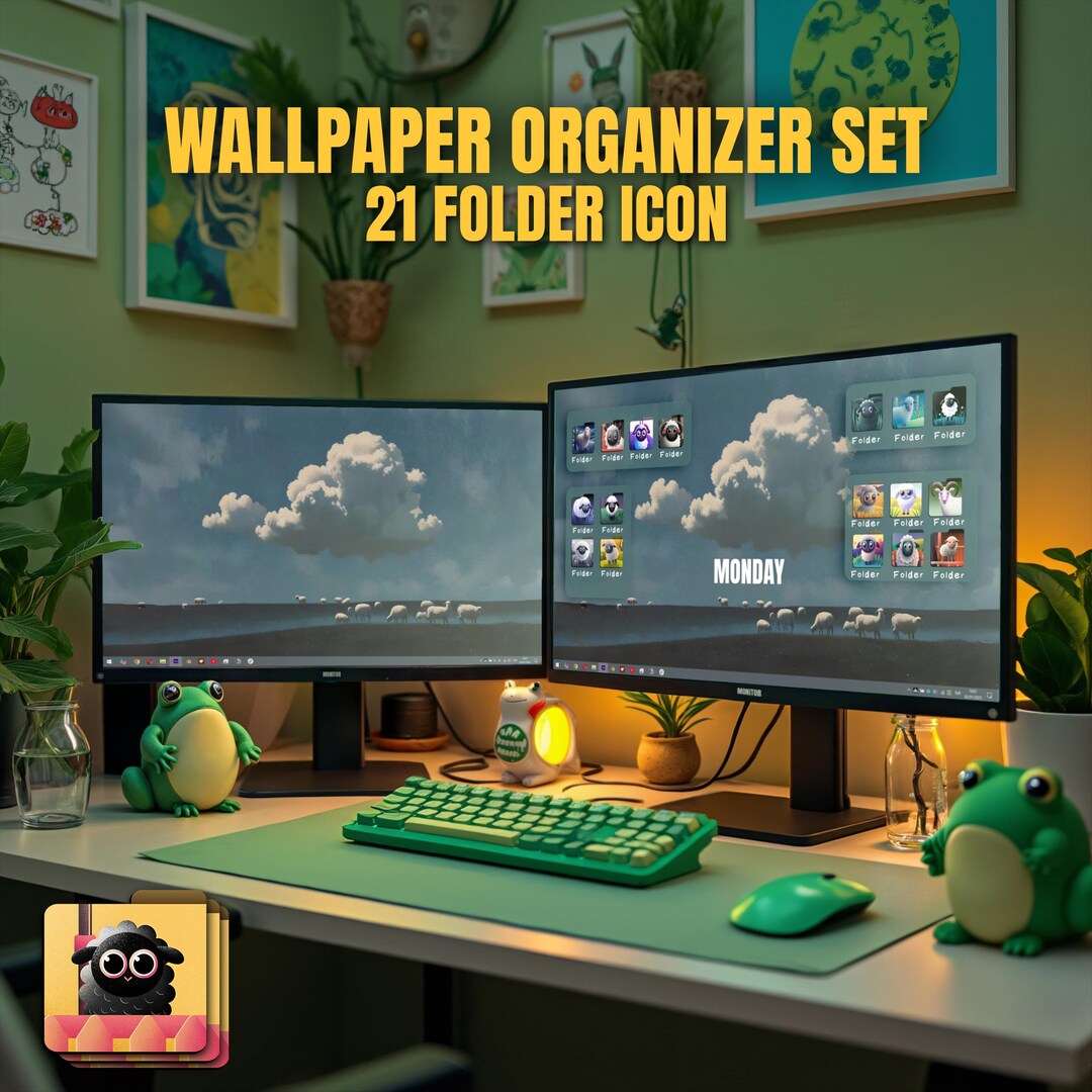 2025 Desktop Organizer Wallpaper Set | Digital iPad & Desktop, Mobile ...