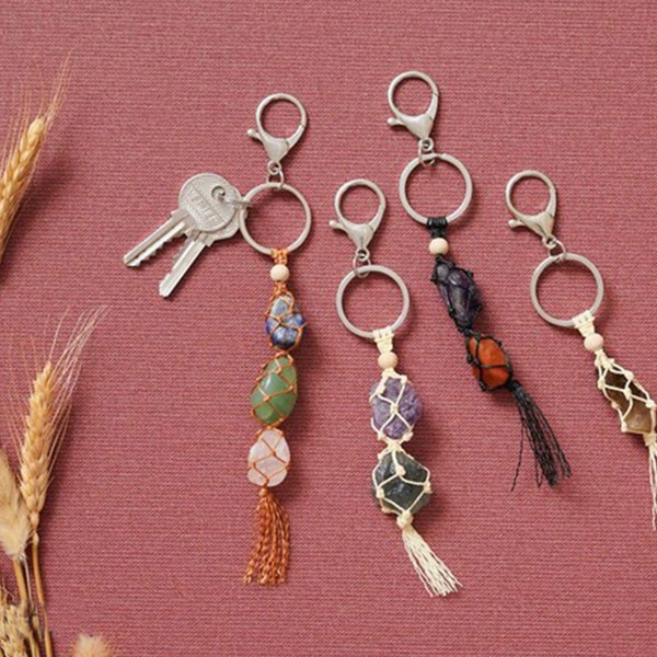 Crystal Keychain - Etsy