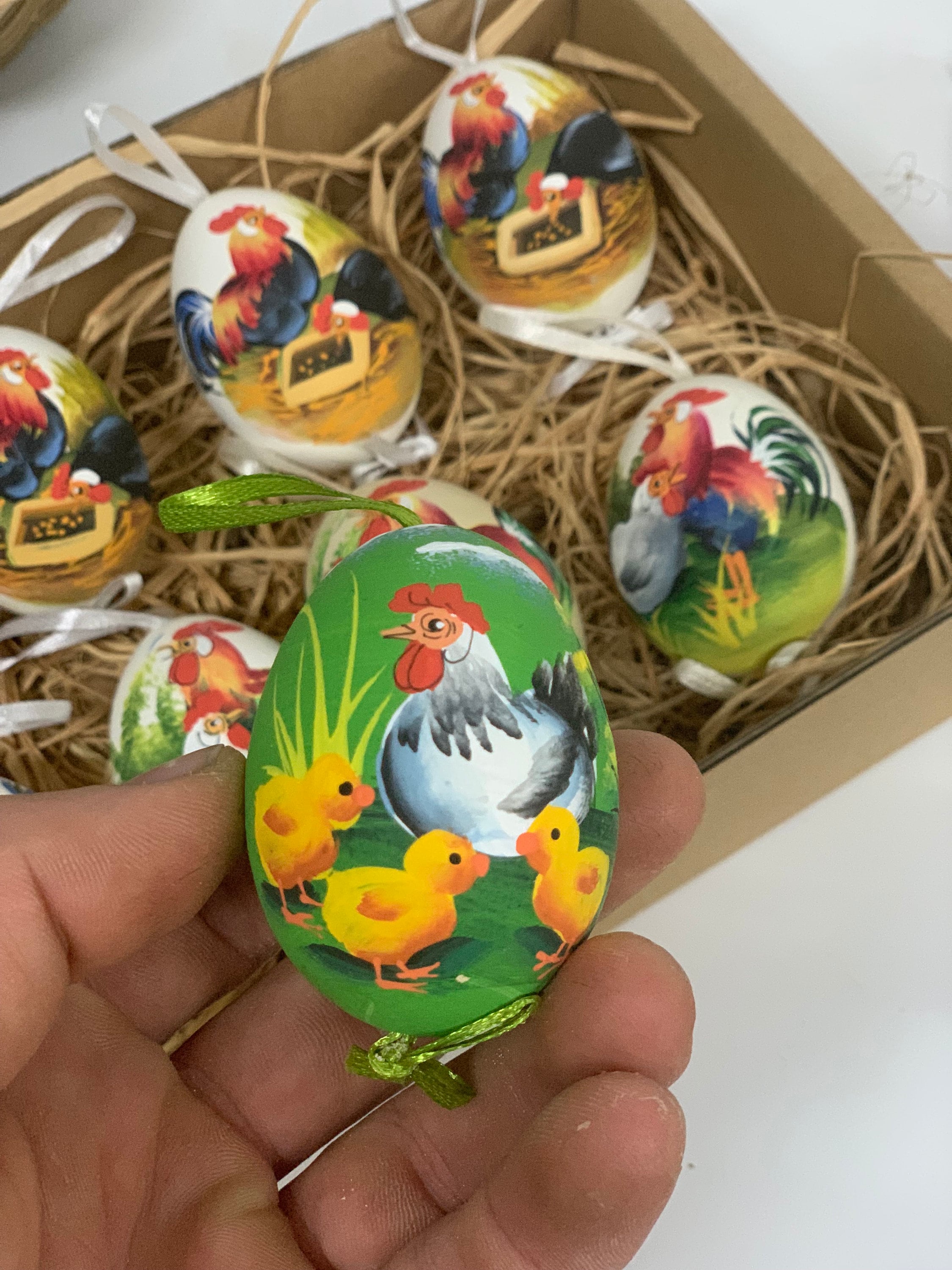 Duck, Farm Animals Unique Egg Art Perfect for Easter Handmade Slavic ...