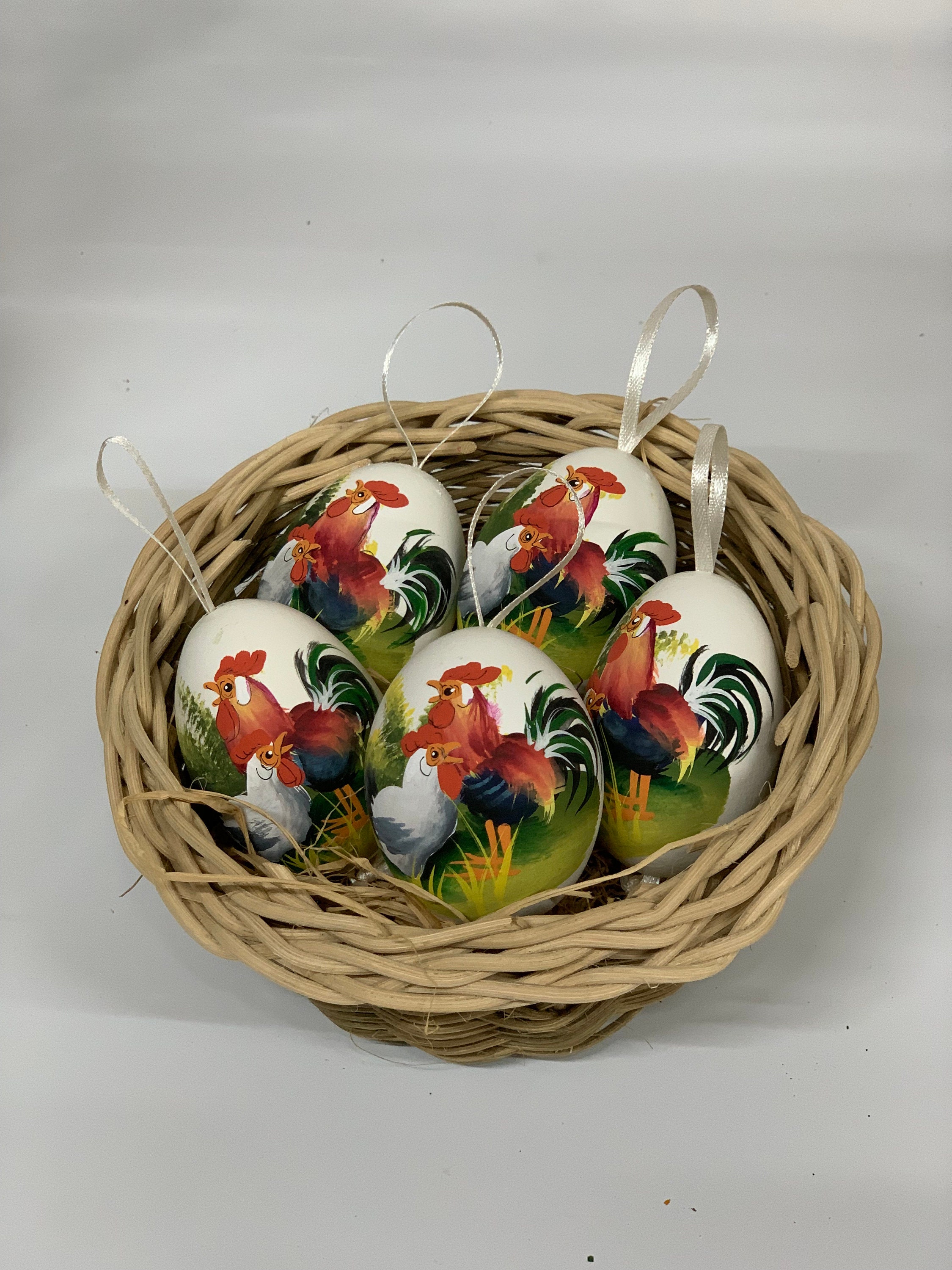 Cute Animals, Farm Animals Unique Egg Art Perfect for Easter Handmade ...