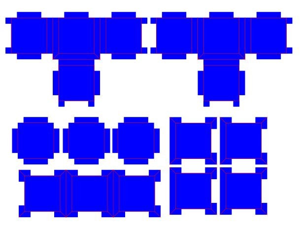 Tetris Stackable Pieces LASER FILE SVG - Etsy