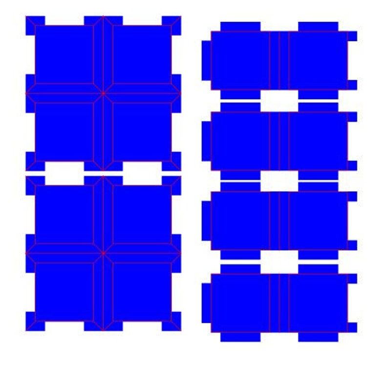 Tetris Stackable Pieces LASER FILE SVG - Etsy