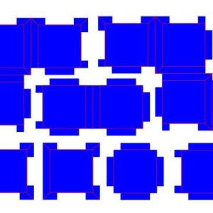 Tetris Stackable Pieces LASER FILE SVG - Etsy