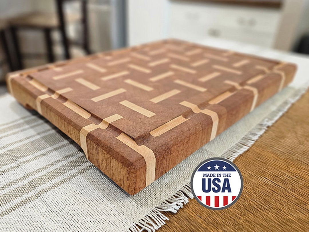 End Grain Cutting Board, Butcher Block, Serving Board, Trivet - Etsy