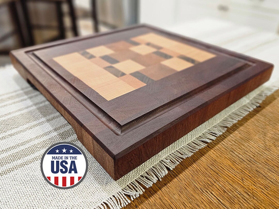 End Grain Cutting Board, Butcher Block, Serving Board, Trivet - Etsy