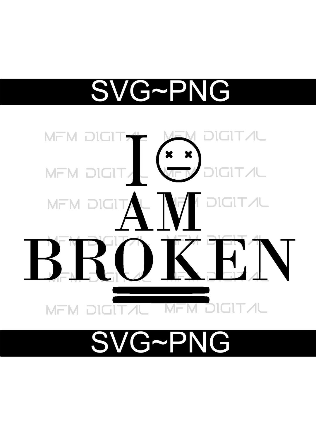 SOY SVG ROTO Estoy bien Svg Archivos SVG para cricut Salud - Etsy España
