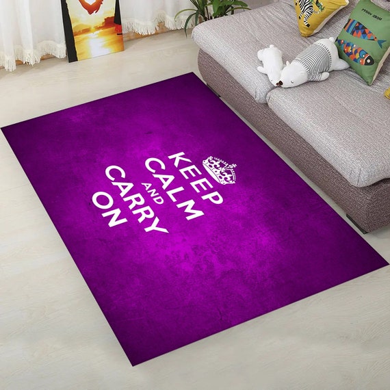 Keep Calm Crown Purple