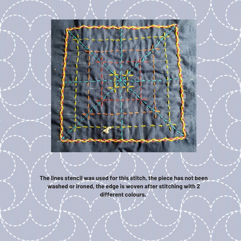 Set 1 Basics 4 Sashiko Stencils for Marking Patterns - Etsy