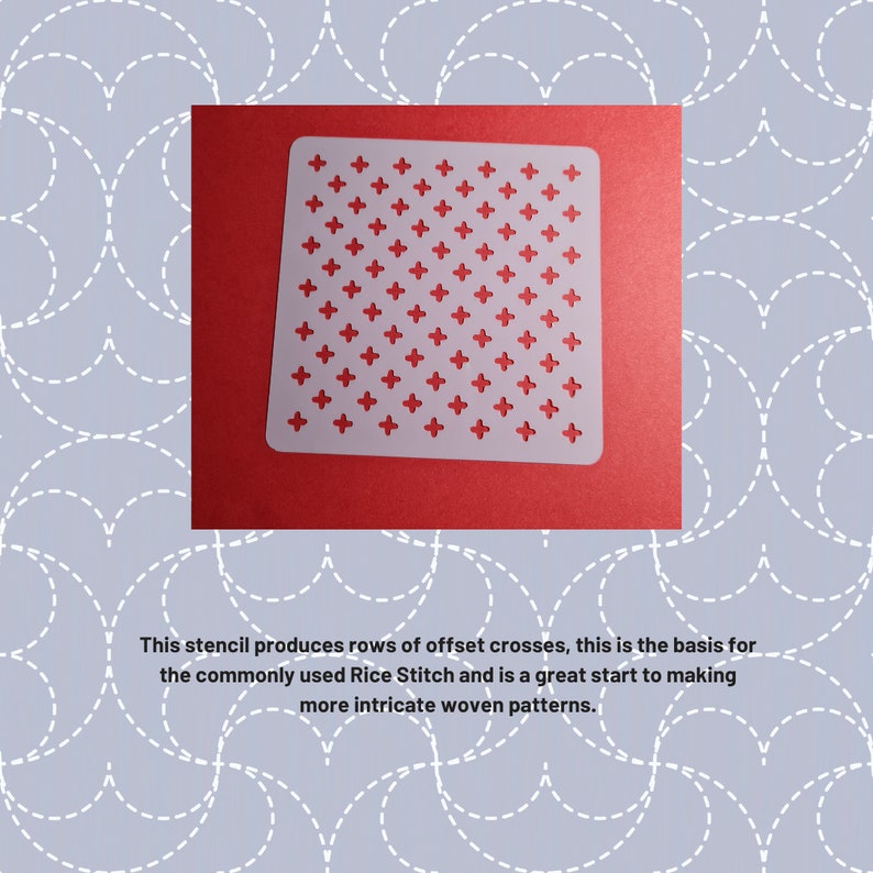 Set 1 Basics - 4 Sashiko Stencils for Marking Patterns - Etsy
