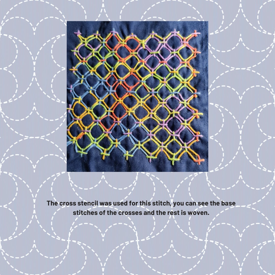 Set 1 Basics - 4 Sashiko Stencils for Marking Patterns - Etsy