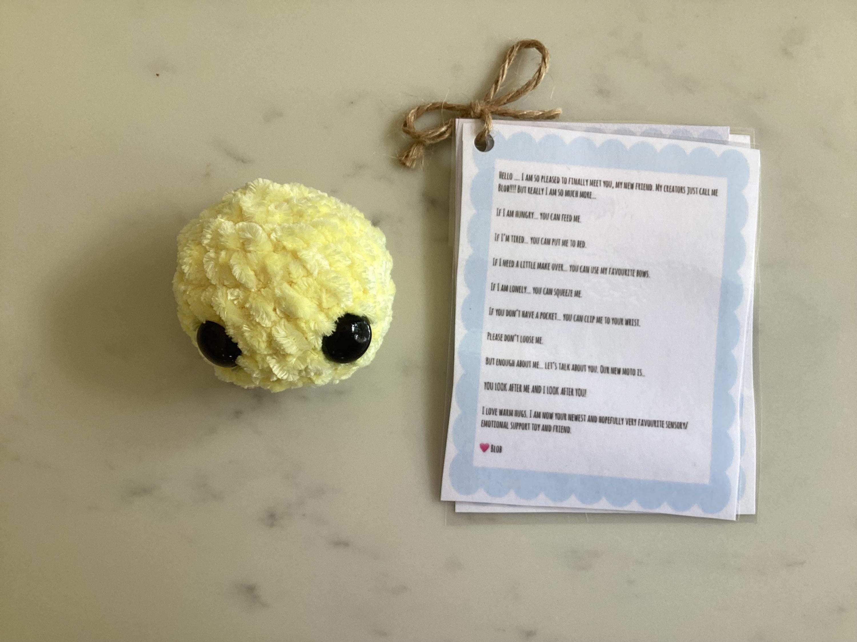 Adopt A Blob Plush Toy: Fidget, Wellbeing Buddy - Etsy