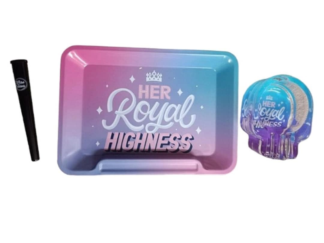 Custom Metal Rolling Tray, Ashtray, and Doob Tube Combo: Attractive ...