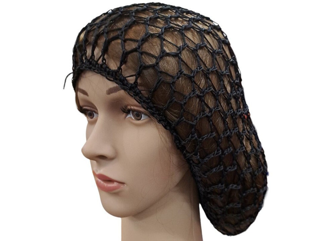 1940s Style Retro Ribbon Hairnet With Classic Black Colour - Etsy