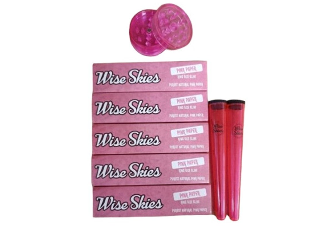 Rolling Set RAW Classic King Size Paper Tips Crusher Doob Bundle Box ...