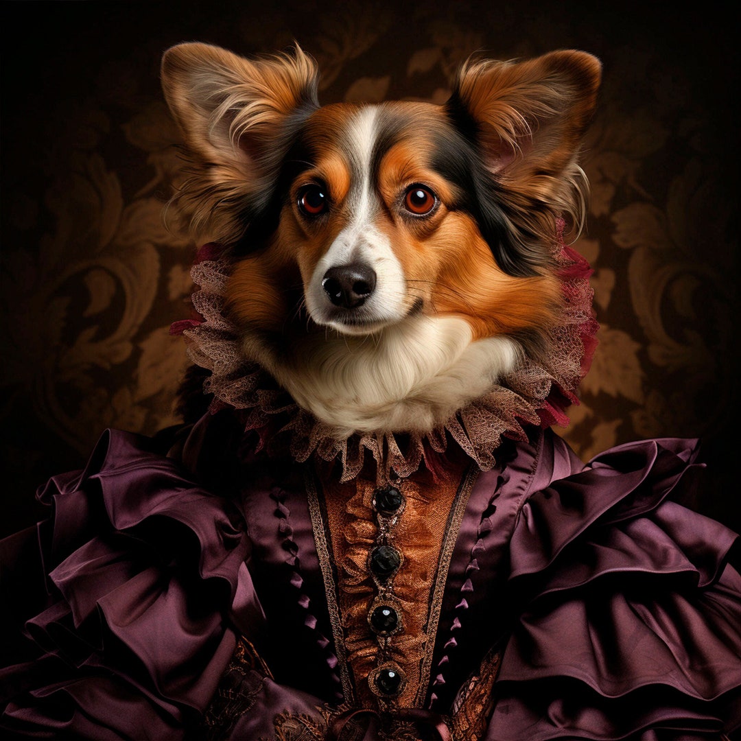 Pembroke Welsh Corgi Custom Portrait Pembroke Welsh Corgi - Etsy