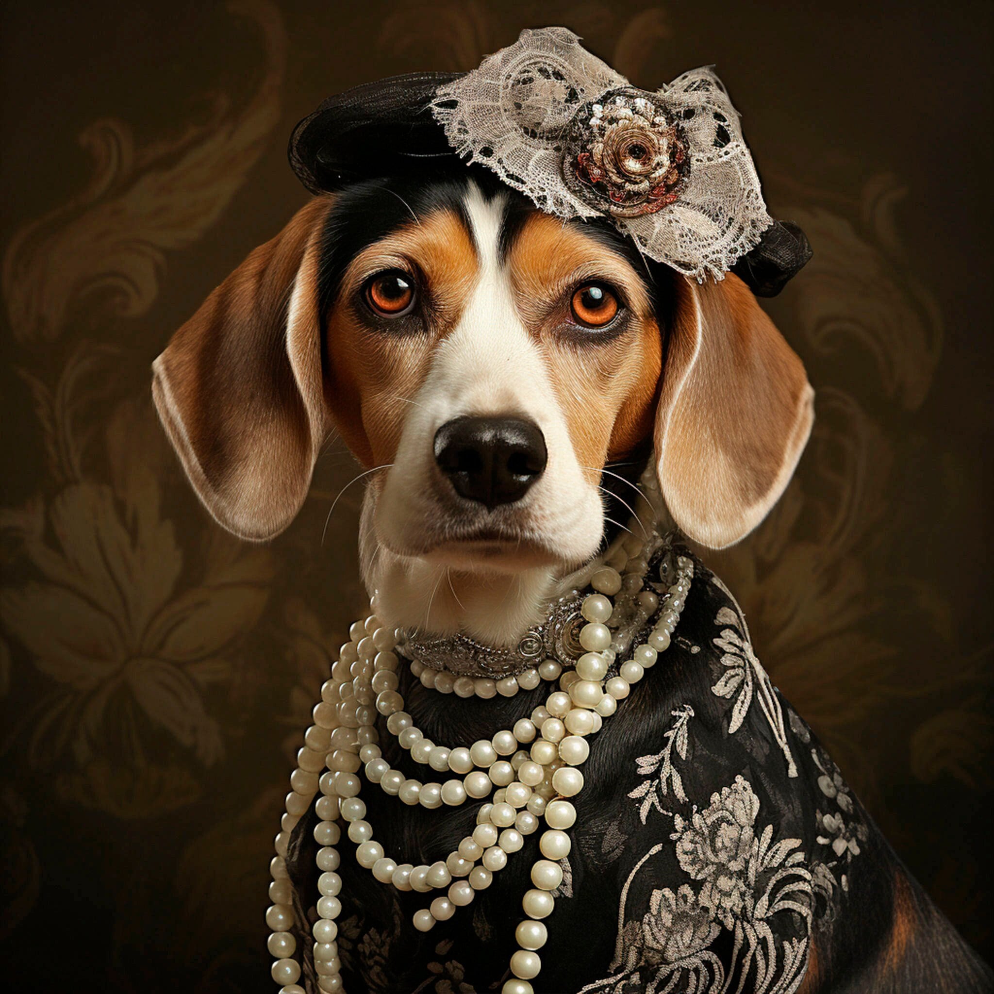 Beagle Personalized Gift Beagle Custom Portrait Beagle Art Beagle Pet ...