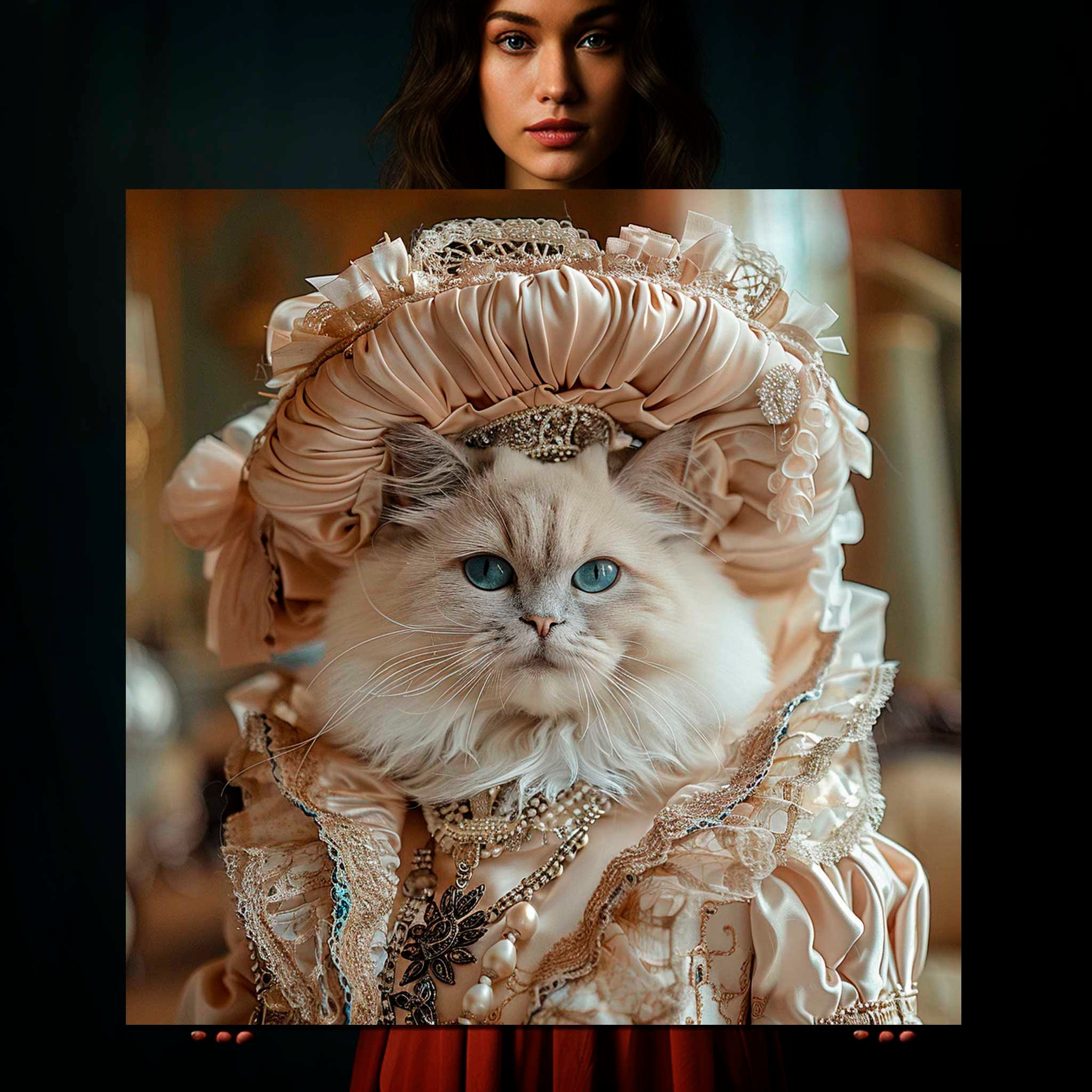 Custom Cat Portrait, Regal Cat Portrait, Pop Cat Portrait, Renaissance ...