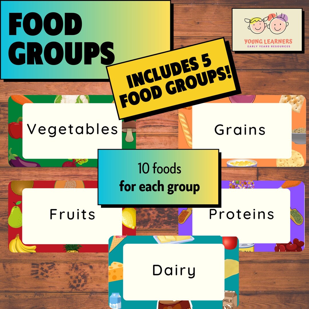 FOOD GROUPS SORTING Printable Instant Download - Etsy