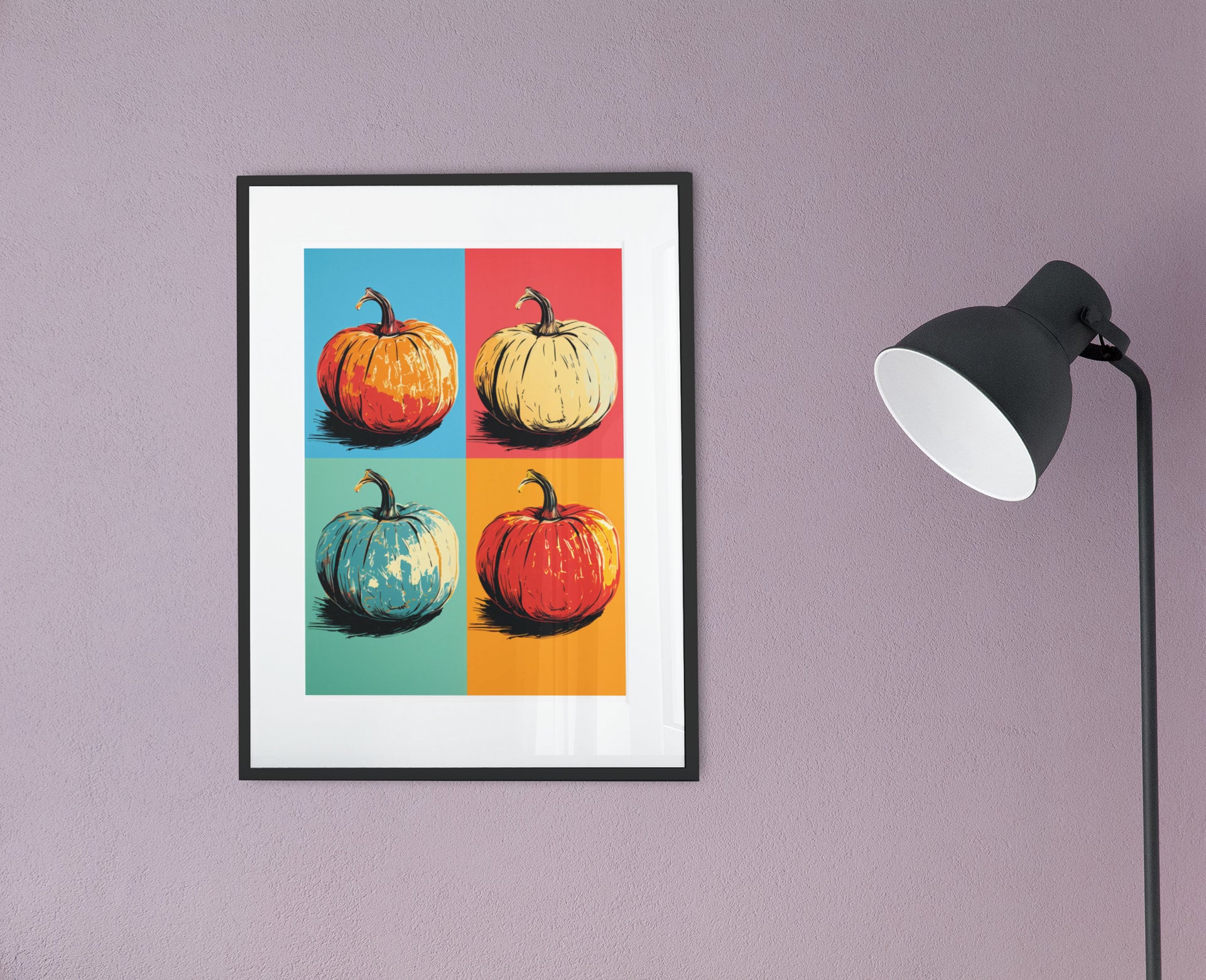 Andy Warhol Pumpkin Print, Pop Art, Pumpkin Wall Art, Andy Warhol ...